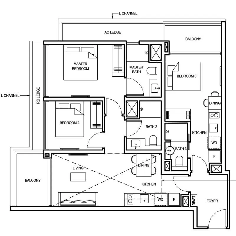 Grand Dunman Floor Plan | Siteplan and Unit Layout